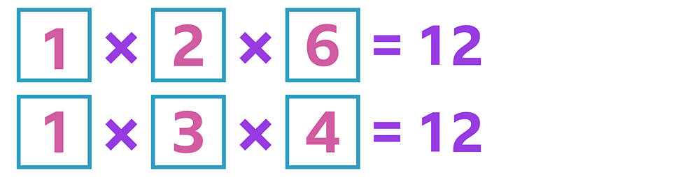 Multiply three 1-digit numbers - KS2 Maths - Year 4 - BBC Bitesize