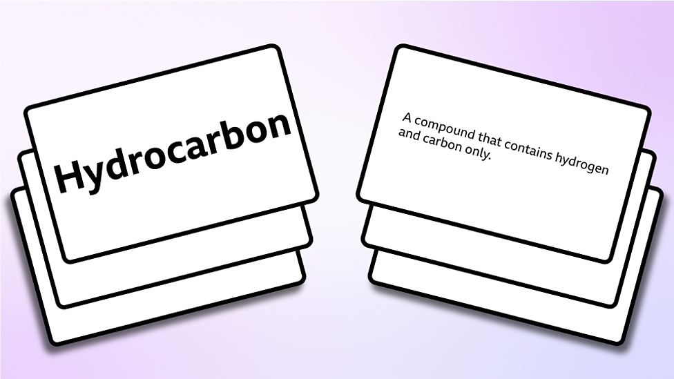 GCSE Chemistry flashcards - organic chemistry - BBC Bitesize