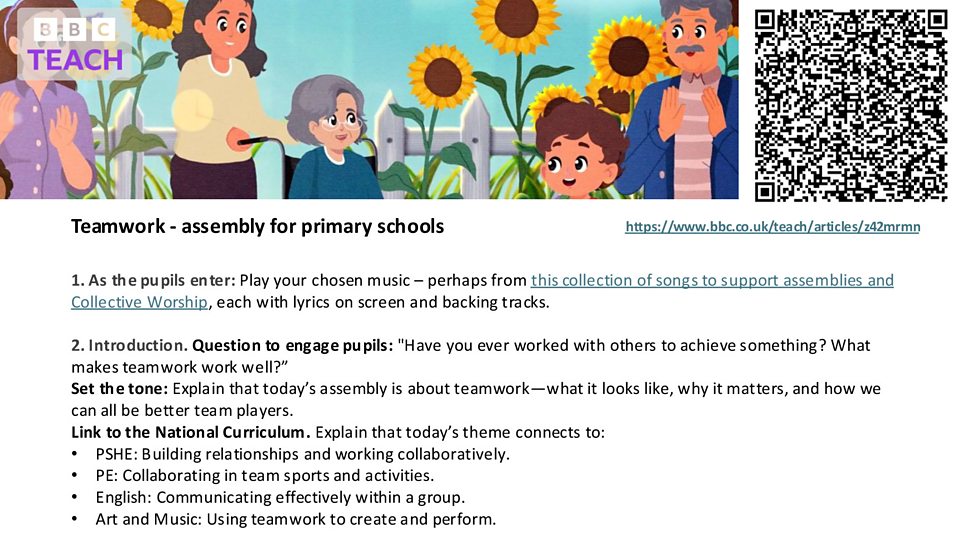 Teamwork - assembly for primary schools - BBC Teach