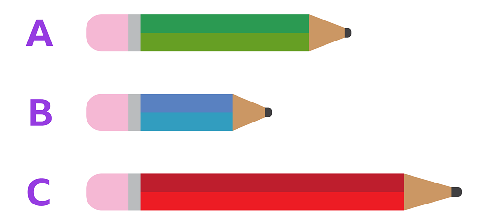 Ordering by length and height - KS1 Maths resources for Year 1 - BBC ...