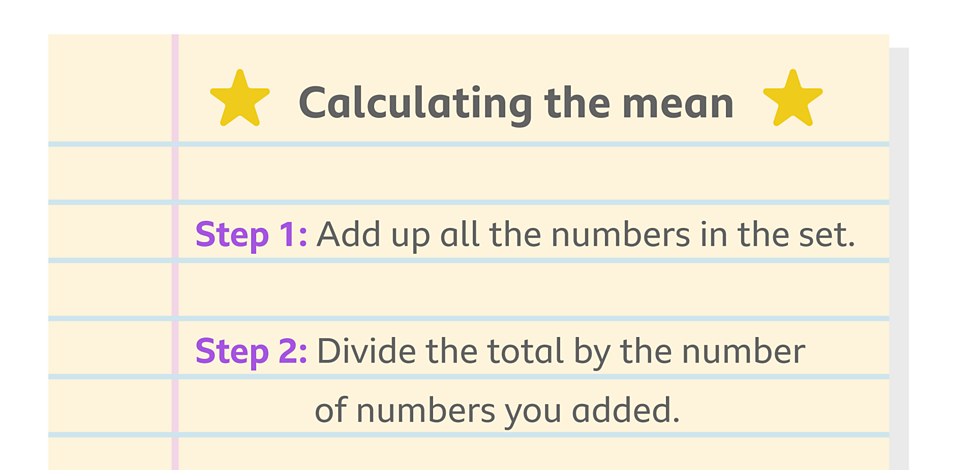 Calculating the mean - KS2 Maths resources for Year 5 - BBC Bitesize