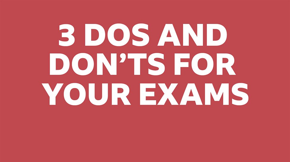 Things to remember on GCSE or National exam day - BBC Bitesize