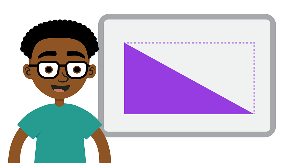 Calculating the area of a triangle - KS2 Maths - Learning with BBC Bitesize