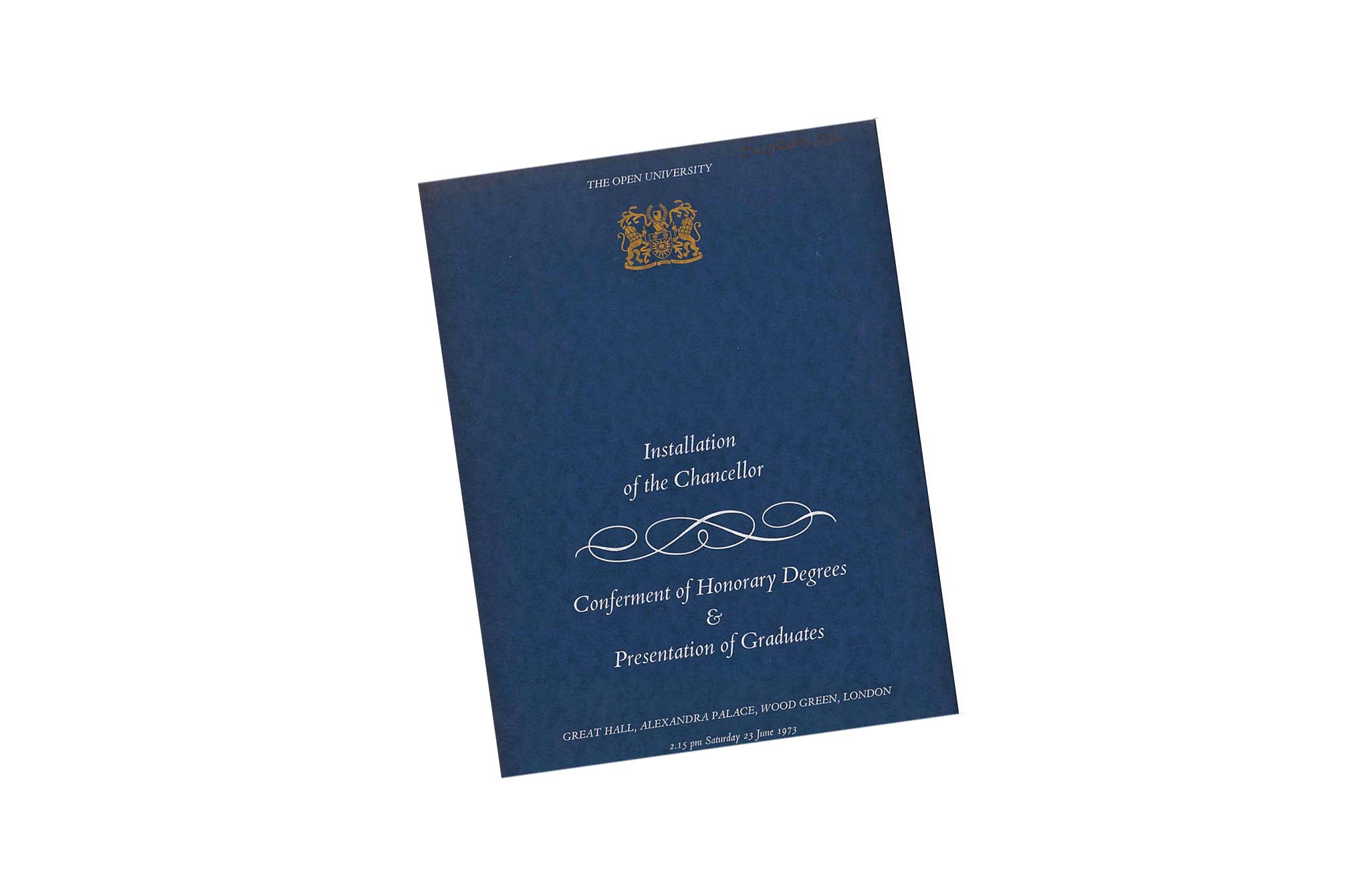 OU Conferment of Degrees Booklet - Canvas