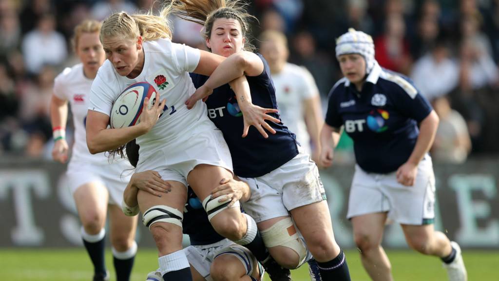 Women's Six Nations: England 64-0 Scotland - Live - BBC Sport