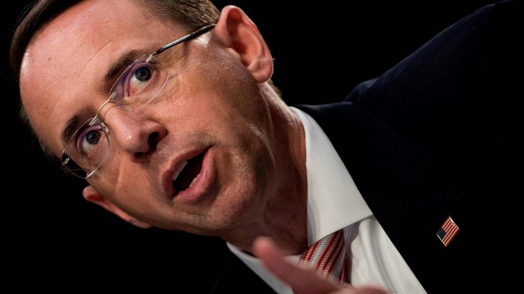 Rod Rosenstein: Speculation over US official's job - BBC News