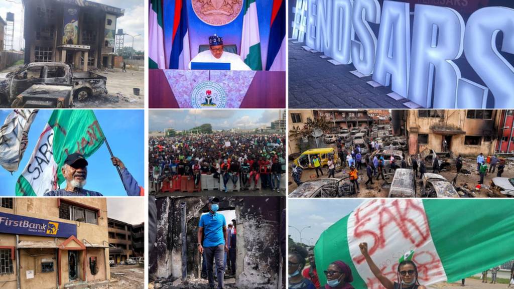 End SARS protest updates: Sanwo-Olu relax restriction of movement - BBC ...