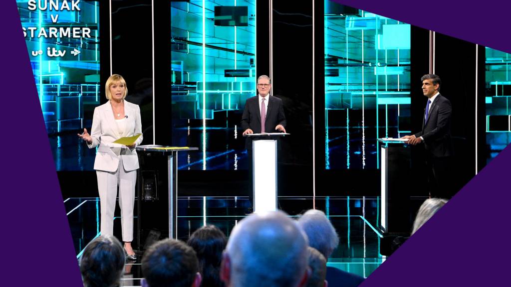 Keir Starmer says Rishi Sunak had 'back against the wall' and lied in debate - BBC News