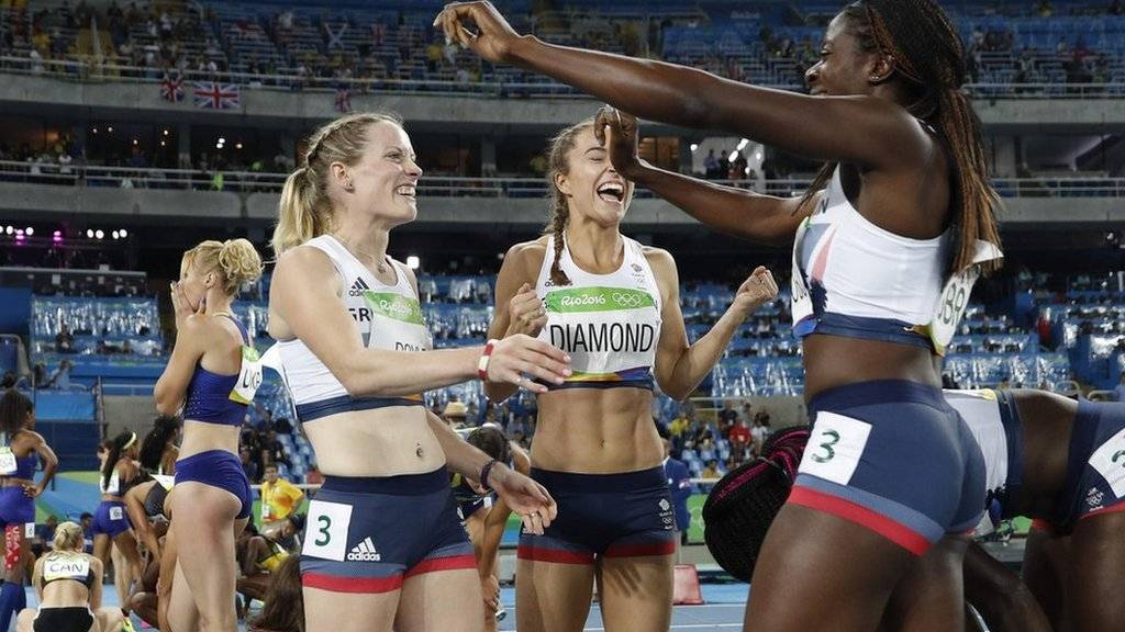 Athletics: Farah retains 5,000m gold and GB women claim 4 x 400m relay ...