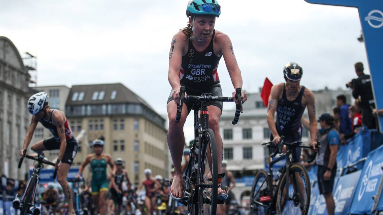 Watch the women's race at the World Triathlon Olympic qualification ...
