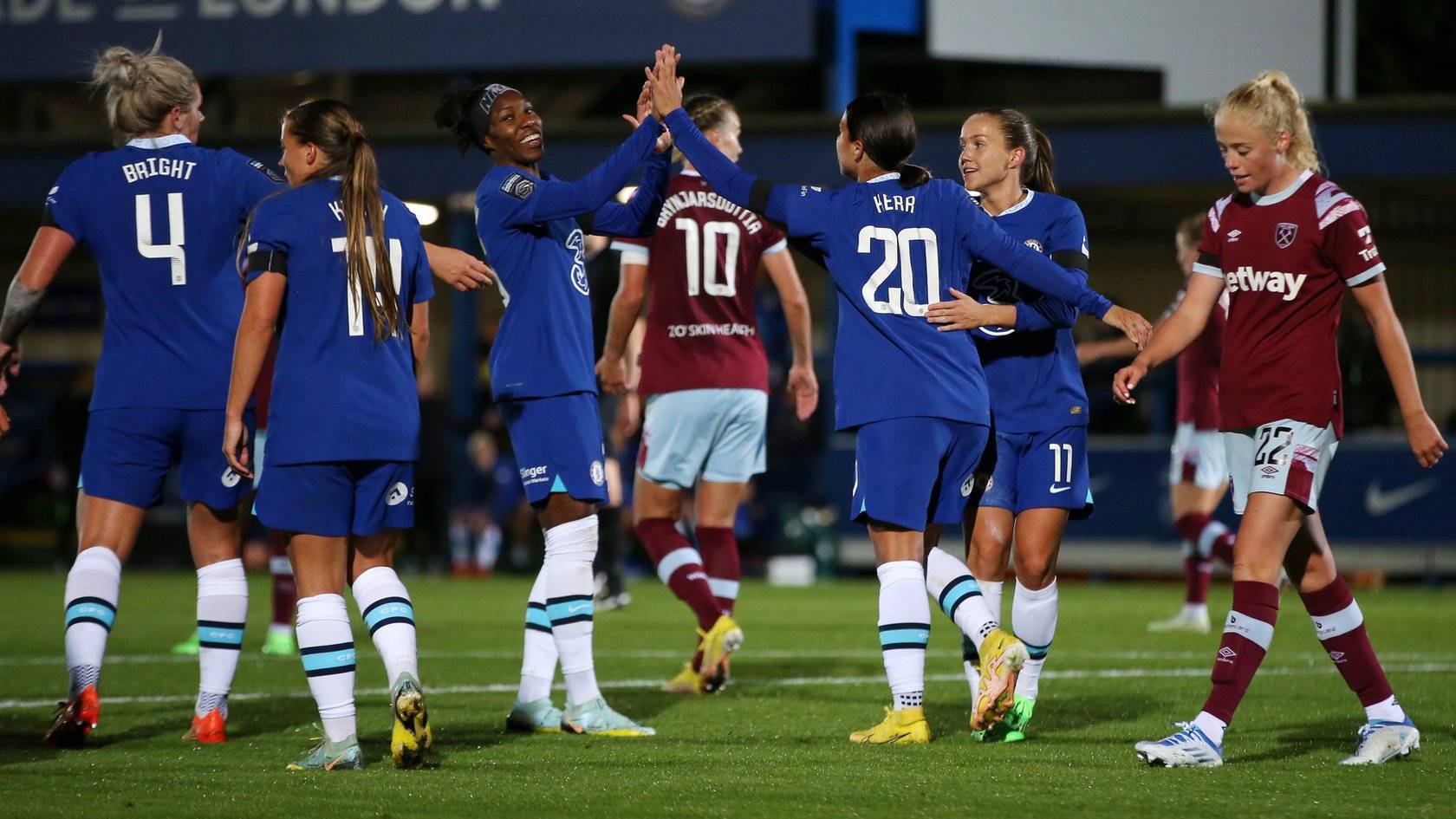 WSL LIVE: Watch Chelsea v West Ham plus score & updates - Live - BBC Sport