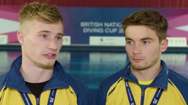 British National Diving Cup: Jack Laugher and Dan Goodfellow win 3m ...