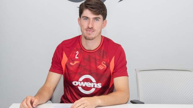 Josh Key: Swansea City complete signing of Exeter City defender - BBC Sport