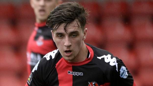 Jamie Glackin: Coleraine sign Crusaders midfielder on a two-and-a-half ...