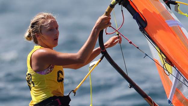 Tokyo Olympics: Great Britain's Emma Wilson guarantees windsurfing ...