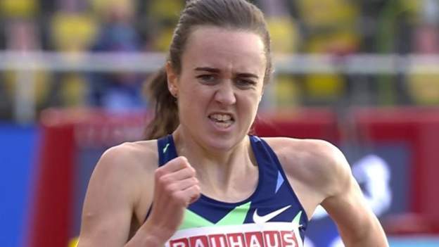 Laura Muir wins 800m at Ostrava meet with season's best run - BBC Sport