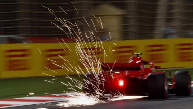 Bahrain GP: Ferrari on fire and McLaren's emergency meeting - BBC Sport