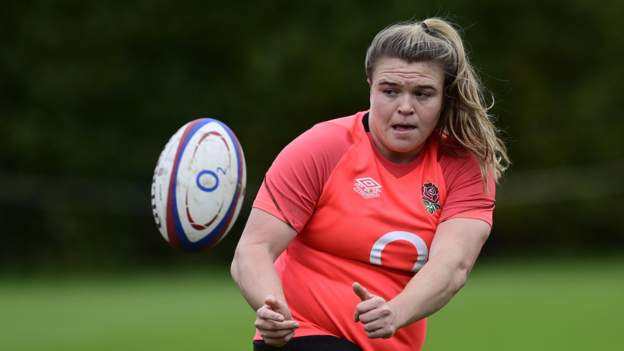 Sarah Bern: England prop back after year out with injury - BBC Sport