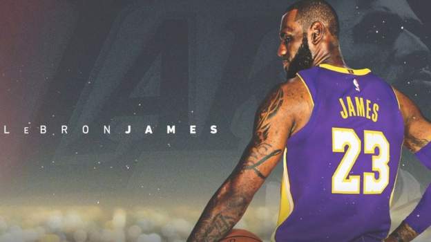LeBron James: LA Lakers officially sign three-time NBA champion - BBC Sport