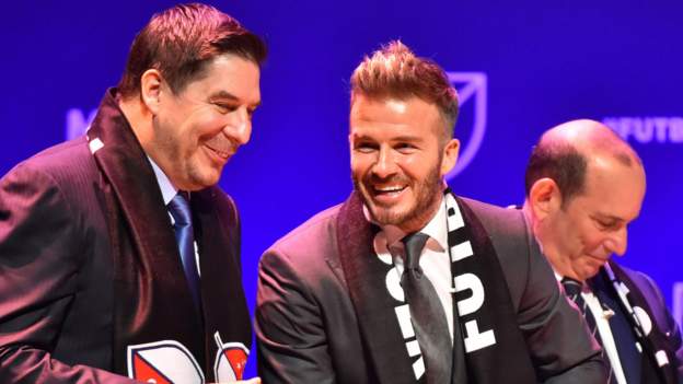 David Beckham launches Miami Major League Soccer team - BBC Sport