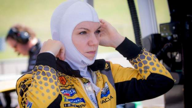 Katherine Legge injured in crash at European Le Mans Series - BBC Sport