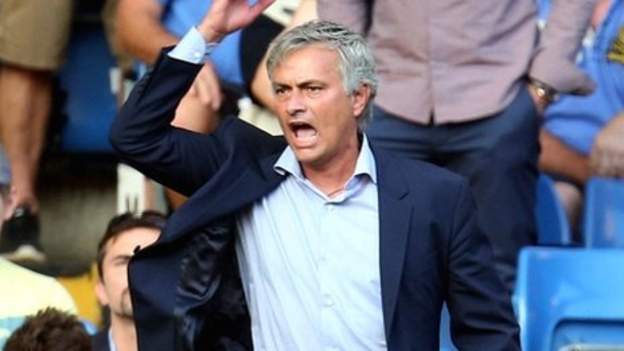 Jose Mourinho angry at Chelsea medical staff after Swansea draw - BBC Sport