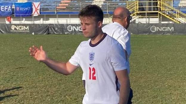 Uefa Regions' Cup: Jersey 'buzzing' after late winner, says goalscorer Jay Giles - BBC Sport