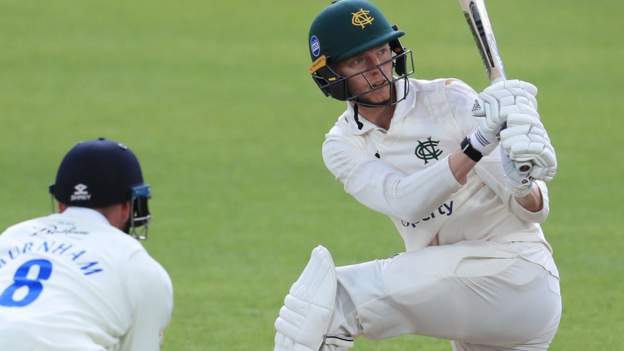 County Championship: Lyndon James hits first fifty but Notts draw with ...