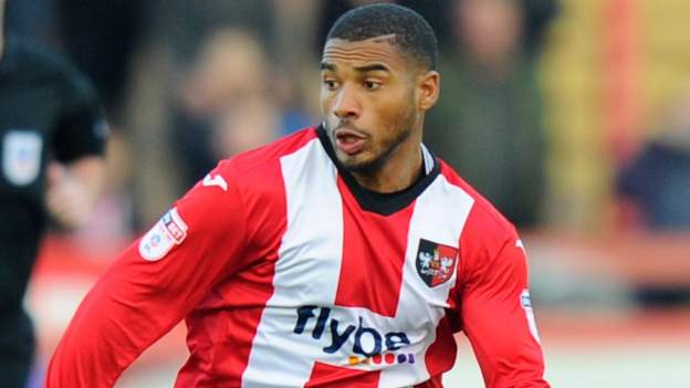 Reuben Reid: Exeter City striker proud to have scored 100th career goal ...