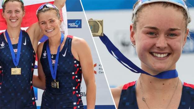 World Rowing Cup: Rebecca Shorten and Hannah Scott claim medals - BBC Sport
