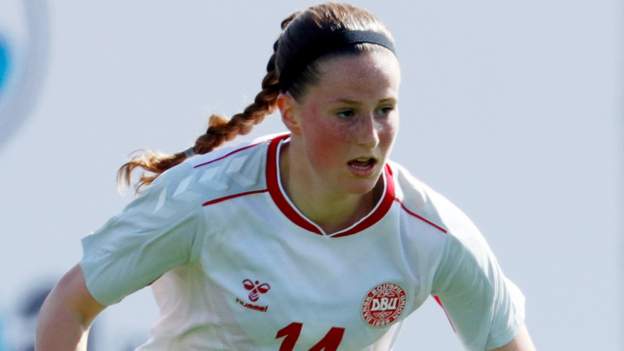 Nicoline Sorensen: Everton Women poised to sign Denmark striker - BBC Sport