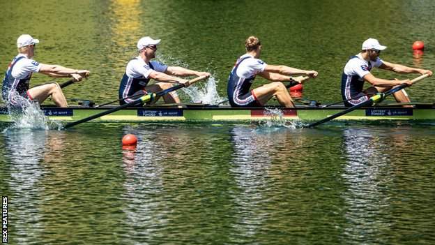 European Rowing Championships: Great Britain men's four win gold in ...