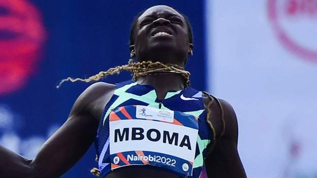 Christine Mboma: Namibian sprinter out of African Championships - BBC Sport