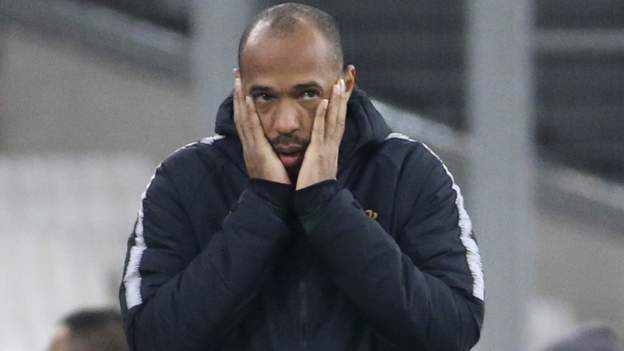 Thierry Henry: Monaco sack manager after three months in charge - BBC Sport
