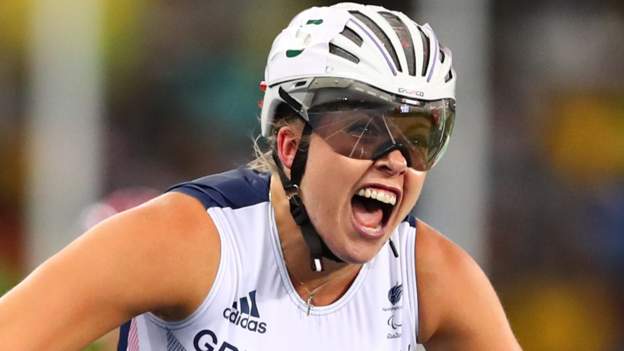 Hannah Cockroft: Five-time Paralympic champion sets three world records ...