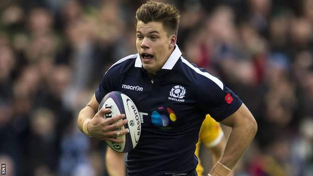 Glasgow Warriors make move for Scotland centre Huw Jones - BBC Sport