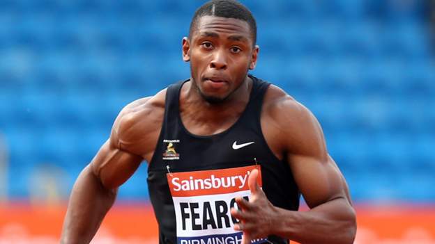 Joel Fearon living the sub-10 dream before British Team Trials - BBC Sport