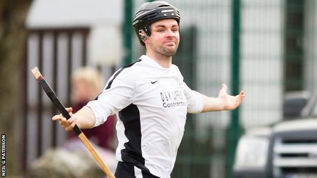 Shinty: Kyles triumph with Roddy MacDonald treble - BBC Sport