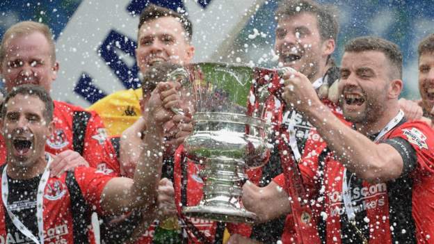 Irish Cup: IFA planning for 500 fans to attend Windsor final - BBC Sport