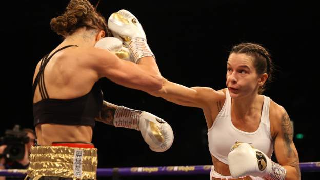 Terri Harper beats Eva Wahlstrom to win WBC super-featherweight title ...