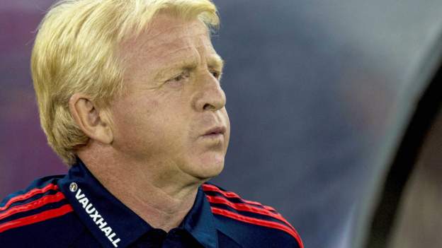 Euro 2016: Strachan targets points following loss in Georgia - BBC Sport