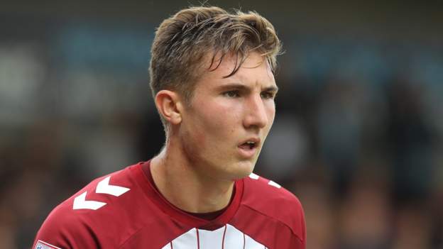 Harvey Lintott: Northampton Town full-back signs new deal until 2025 ...