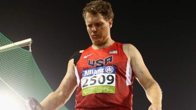 David Blair breaks discus F44 world record in Arizona - BBC Sport