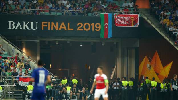Europa League final in Baku: Far from the pitch and a long way from ...