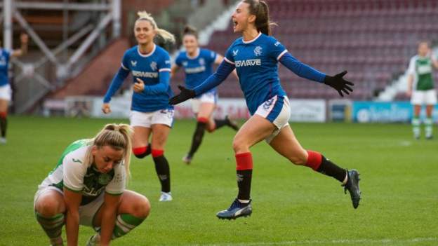 SWPL Cup final - Rangers 2-0 Hibernian: Glasgow side win trophy for ...
