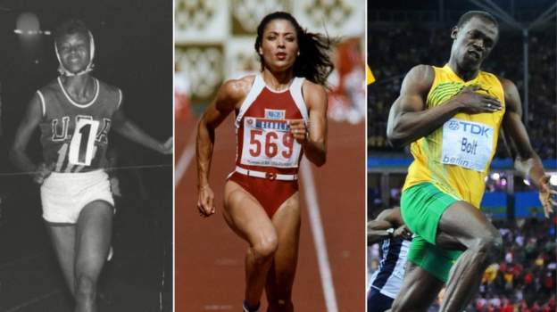 Rio 2016: How the 100m record has evolved over time - BBC Sport