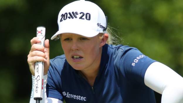 Australian Open: Stephanie Meadow is six shots off the lead after ...