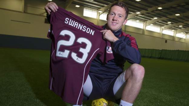 Joining Hearts an easy decision for Danny Swanson - BBC Sport