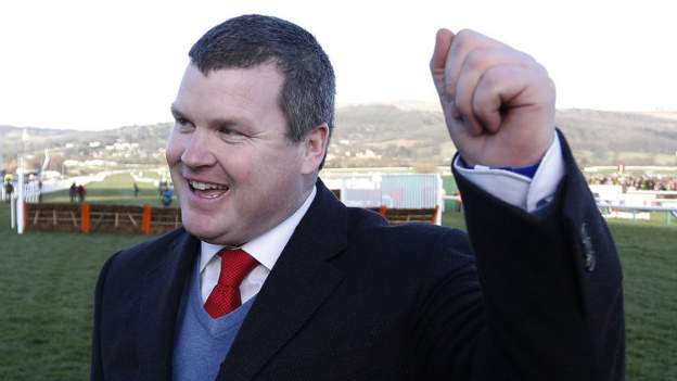 Gordon Elliott: Trainer wins six races in one day at Punchestown - BBC ...