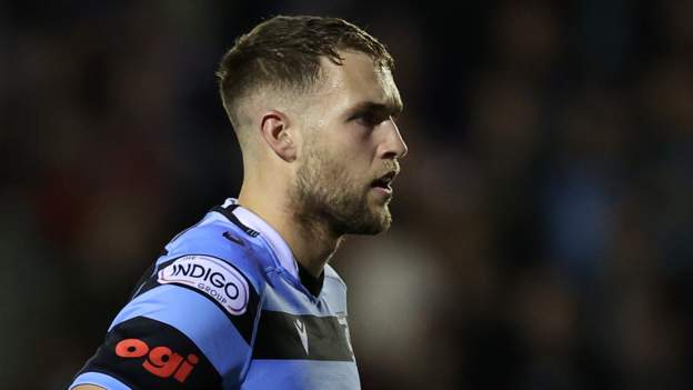 Max Llewellyn: Cardiff centre out for up to three months with ankle ...